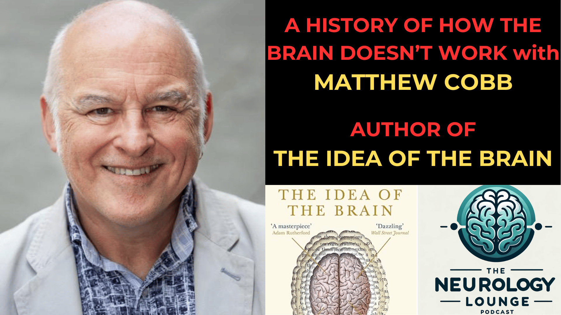 Episode 30. A History of How the Brain Doesn’t Work with Matthew Cobb ...